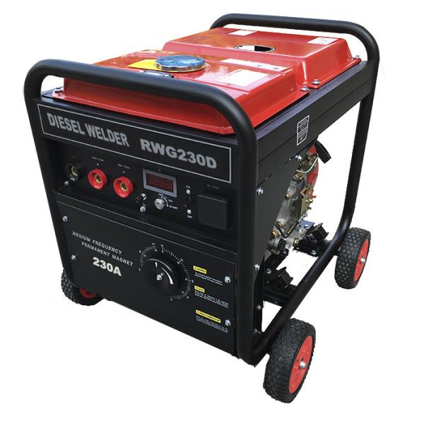 Quality Direct Current 230A Arc Welding Generators 5.5 gal DIESEL Generator for sale