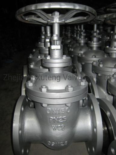 Quality Thread Position of Valve Rod Inside Gate Valve DIN F4 SS304 for Industrial Usage for sale