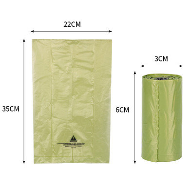 Quality Customized Logo Custom Biodegradable Cornstarch Produce Bags on Roll for for sale
