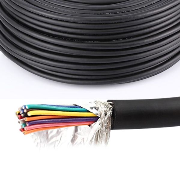 Quality Single Double Layer OD12.9mm PVC Power Cable Shielded Electrical Cable for sale