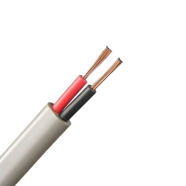 Quality 2x1.5mm 2x2.5mm Pure Copper Core Parallel Wire Stranded Flat Flexible Cable with for sale