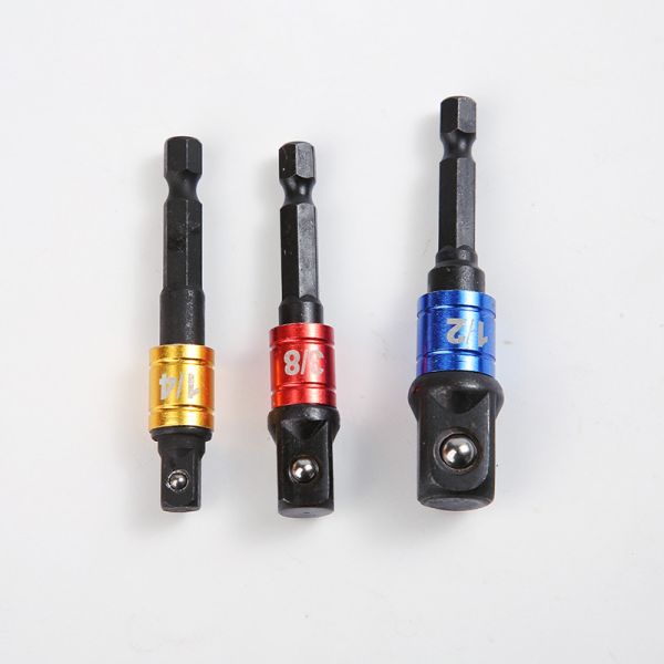 Quality 2.5 Inch CRV Colorful Impact Grade Socket Adapter Three Specifications for for sale