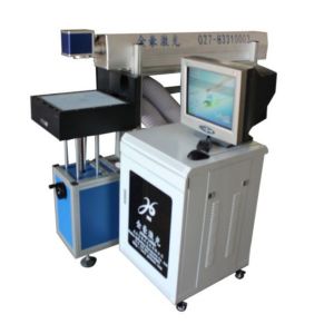 Quality Glass Laser Tube Galvo Laser Machine 100W / 150W For Nonmetal 0.01mm Precision for sale