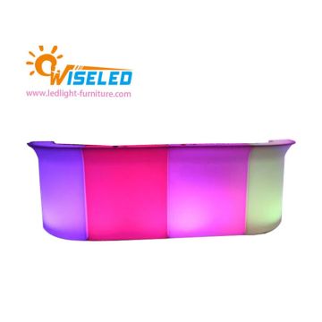 Quality Mobile LED Bar Counter Sets , Illuminated Bar Counter For Party Drink Use for sale