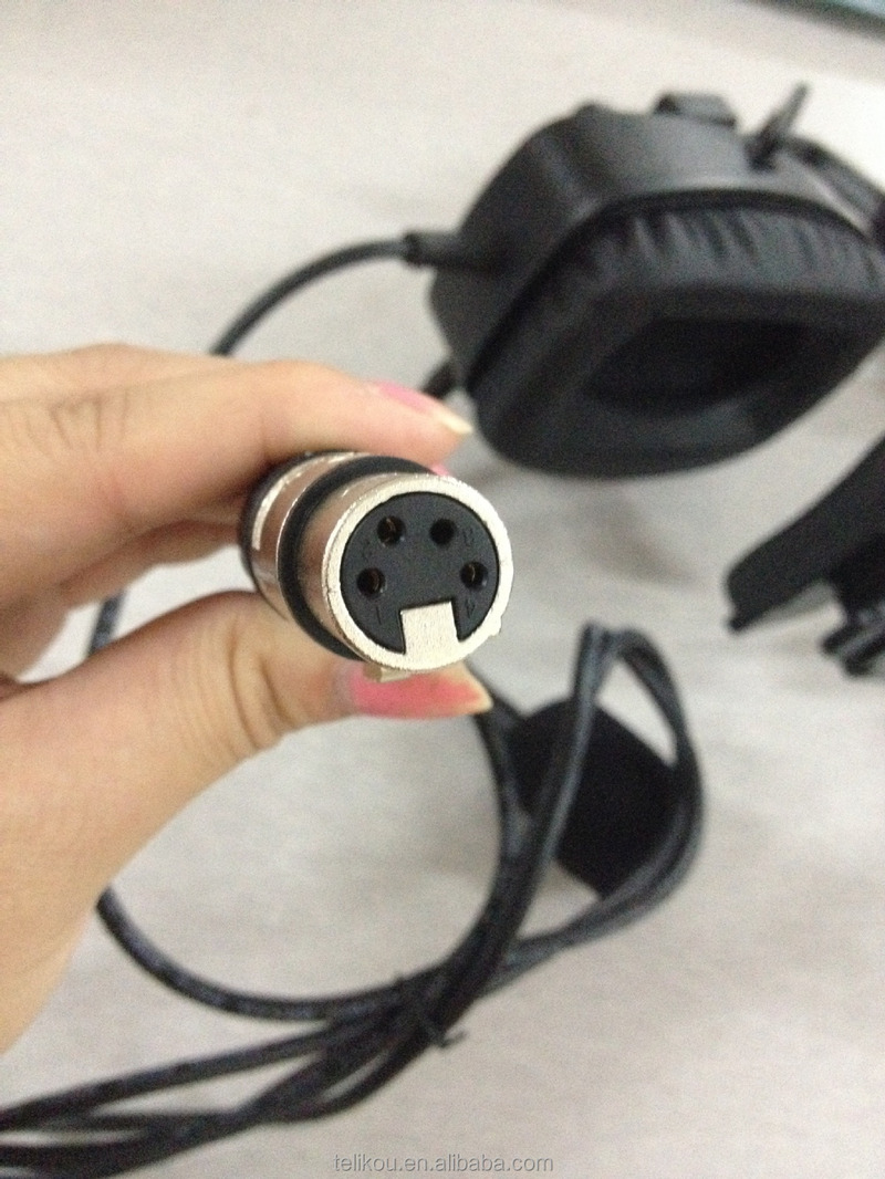TELIKOU  New Update Director Dynamic Intercom Headset For Camera man , studio room , stage