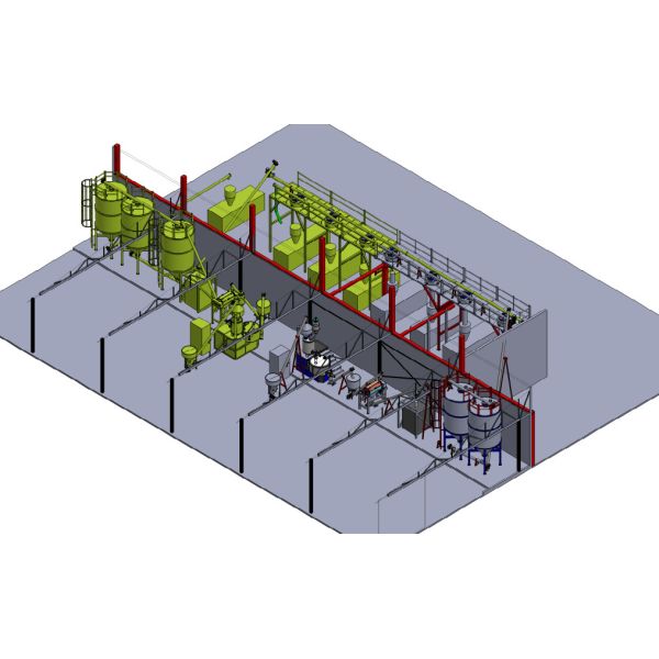 Quality Extruder Feeding PVC Dosing Mixing System For Plastic Industrial for sale