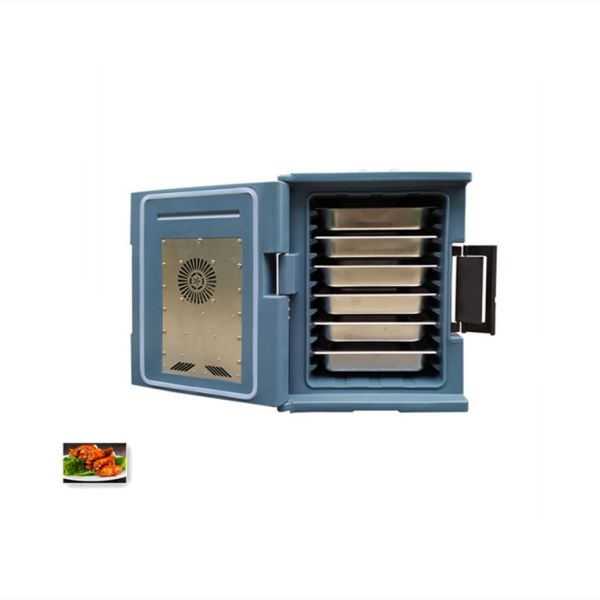 Quality Plastic Electric Food Pan Carrier Transport Box Insulated Food Delivery Box for Pasta for sale
