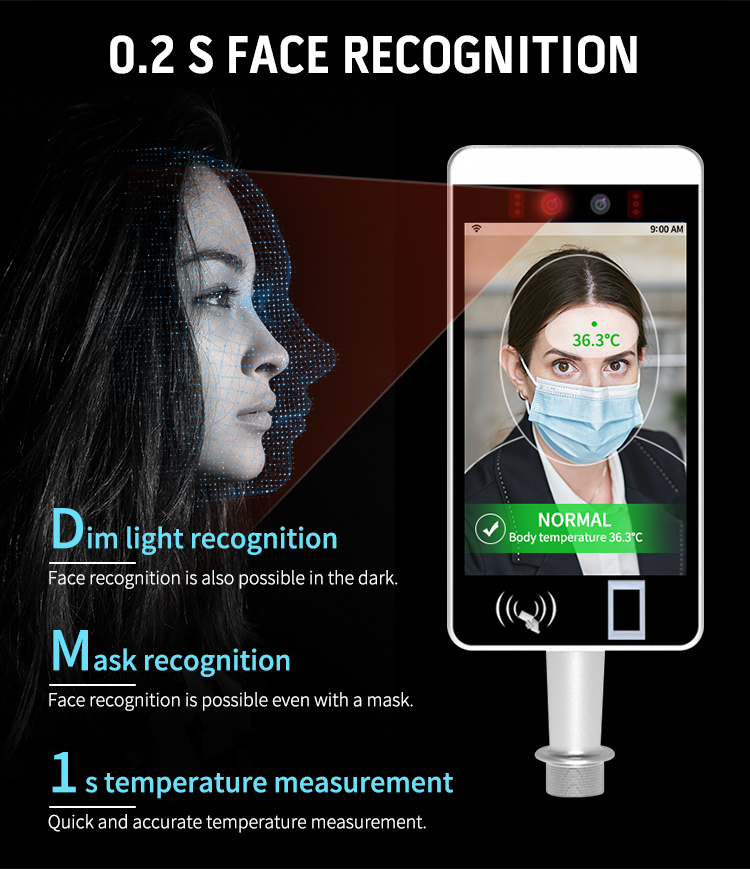 Temperature Scanner Facial Recognition Module From RS Security Co.,Ltd