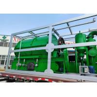 Quality Container Type Waste Tyre Pyrolysis Plant Small Automatic Tyre To Diesel for sale