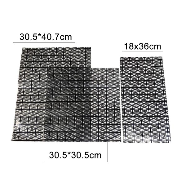 Quality Anti Static Motherboard Graphics Card Bag Grid Static Flat Mouth PE Bag for sale