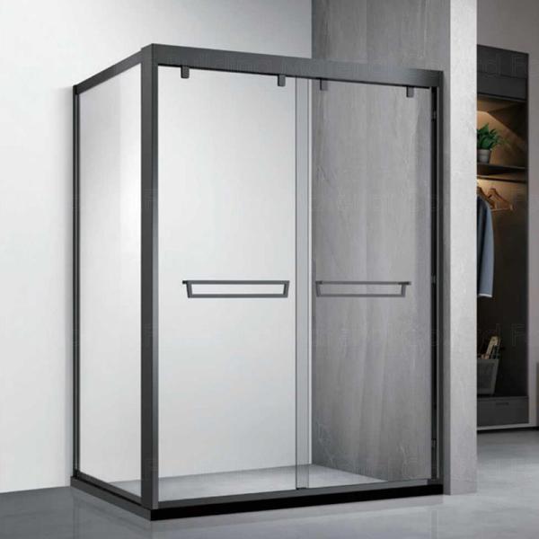 Quality Polished Bathroom Shower Enclosure 8mm Tempered Glass Shower Cabin for sale
