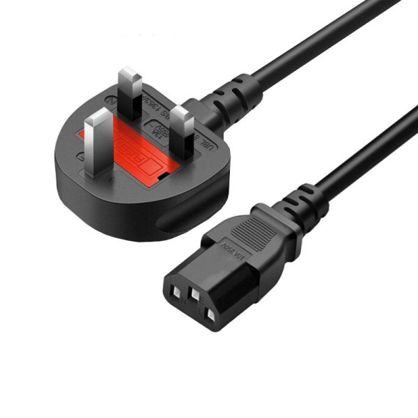 Quality AC 15amp UK Power Cord 240V IEC C5 Female End CEE 7/7 Schuko Plug With 3 Plug for sale