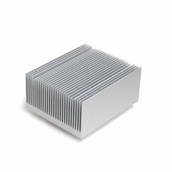 Quality Black Anodized 6063 Aluminum Extruded Heat Sink Profiles High Density for sale