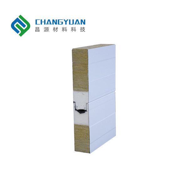 Quality Lightweight Fireproof PU/Rockwool Sandwich Wall Panel Thickness 50/75/100mm for sale