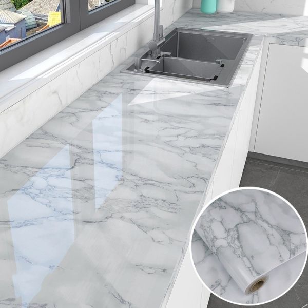 Quality Modern Design Anti-Static Marble Sticker Self Adhesive PVC Wallpaper 3D Wall Panel Easy to Maintain for sale