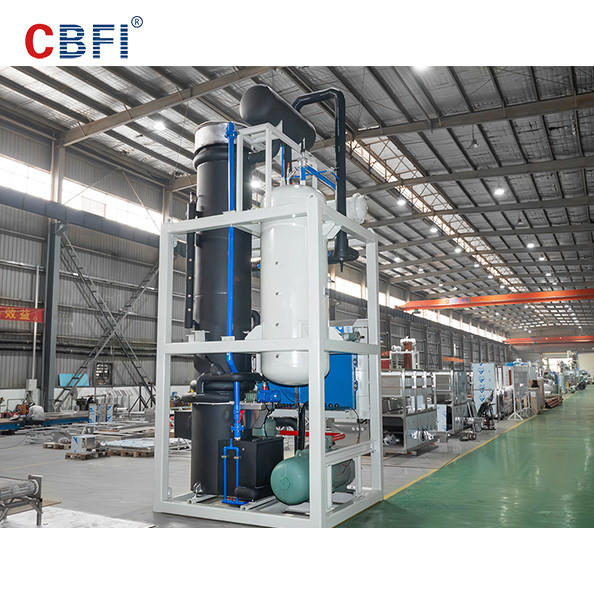Quality Low Power Consumption Ice Tube Machine For Supermarkets / Cold Drink Shops for sale