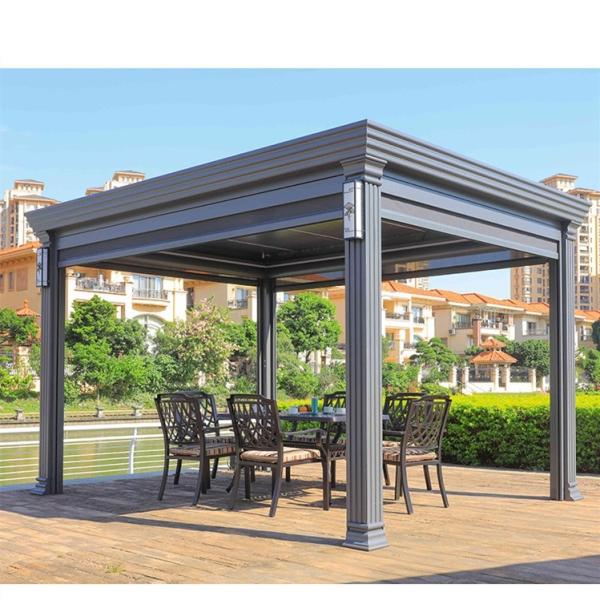 Quality UV Resistant Modern Aluminum Louvered Pergola Versatile Outdoor Structure for sale