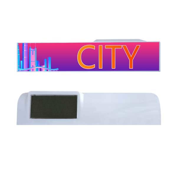 Quality P2.5 4G WIFI Single Sided Taxi Top LED Screen Sign 40W for sale