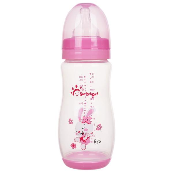 Quality 110℃~120℃ PP Arc 12oz 330ml Baby Nipple Bottle for sale