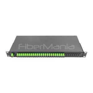 Quality PLC Planar Lightwave Circuit Splitter With 1×24 SC APC Connectors And Adapters for sale