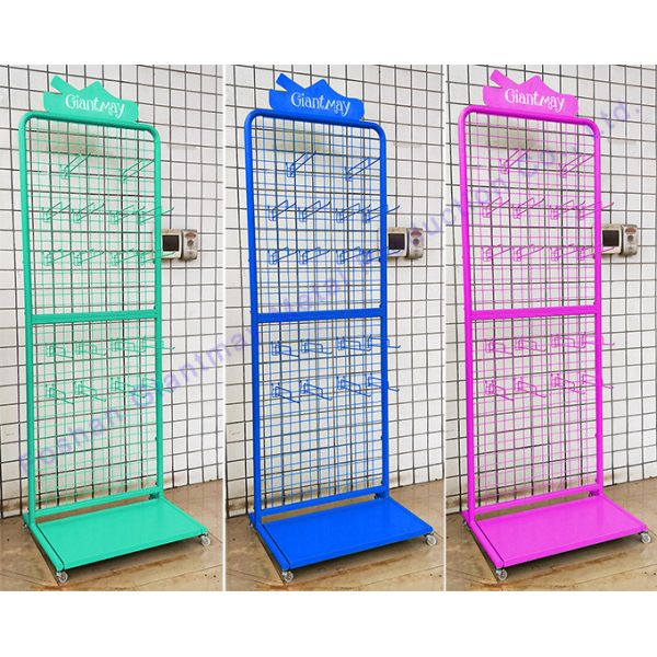 Quality Shop Potato Chip Rack Metal Wire Display Stand for sale