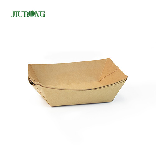 Quality ODM Biodegradable Disposable Paper Serving Trays 175cm length Custom logo for sale