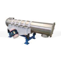 Quality High Efficiency Small Size 400mm Diameter Tubular Vibratory Feeder For Chemical Particles Seat Installation for sale