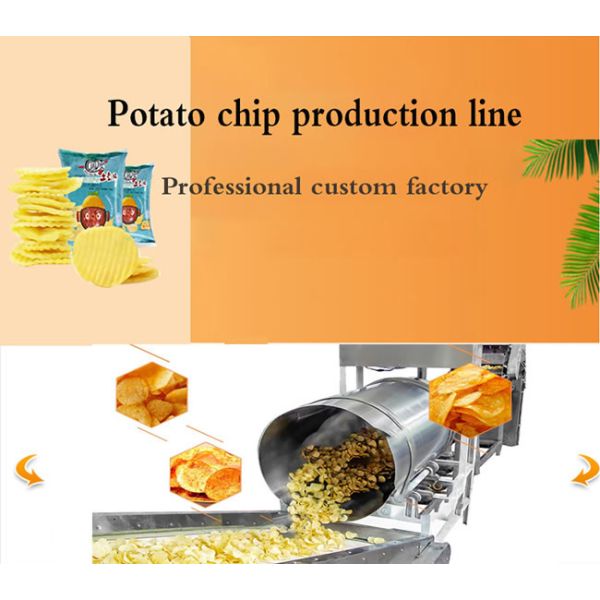 Quality 2000kg/H Potato French Fries Making Machine Continuous for sale