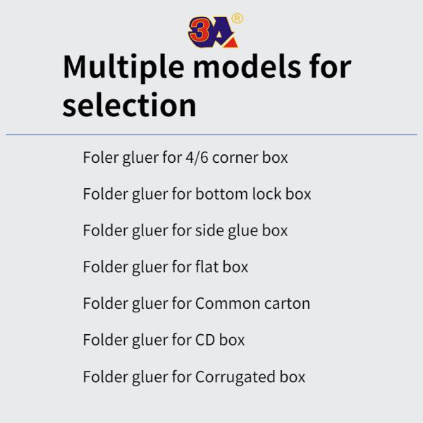 Quality PLC Controlled Folder Gluer Machine for Corrugated Carton Cardboard Box 200g for sale