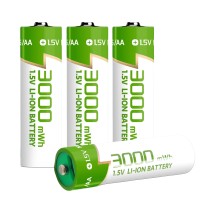 Quality AA rechargeable battery, 1.5V lithium battery, toy car remote control, mouse, for sale