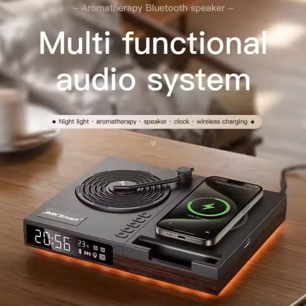 Quality Smart Wireless Charging Bluetooth Speaker 3 In 1 Fragrance Machine 9V for sale