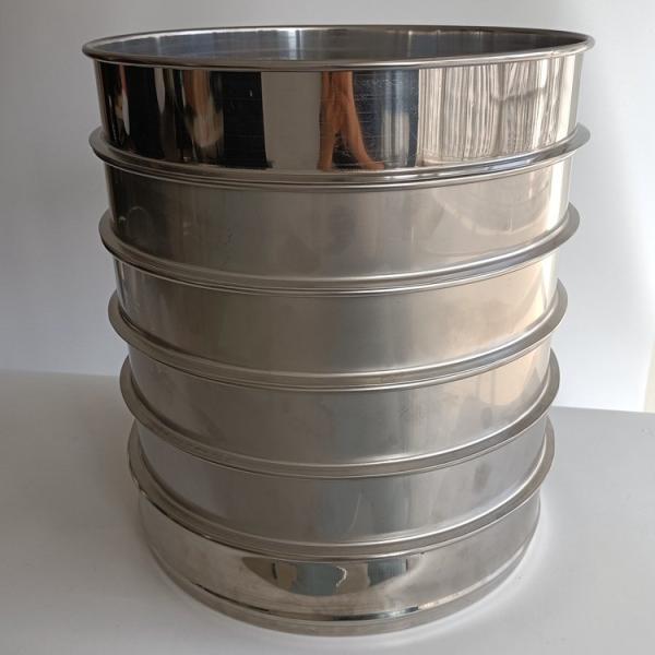 Quality Perforated Sheet AISI304 Round Flour Sifter 100 Micron Mesh Sieve for sale