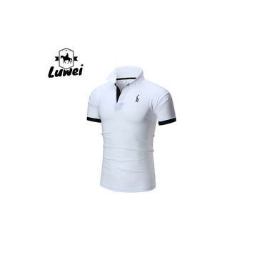 Quality Plus Size Cotton Polo T Shirts Muscle Collared Sublimation Fitted Soft Knit for sale