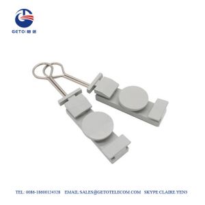 Quality FTTB 2mm Carbon Steel Fiber Drop Wire Clamp for sale