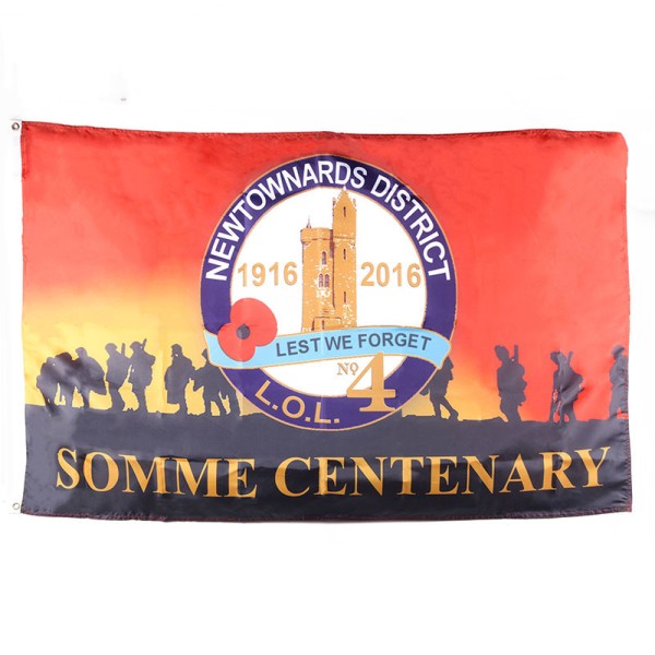 Quality YAOYANG Custom Polyester Flag For Outdoor Promotion Advertising for sale
