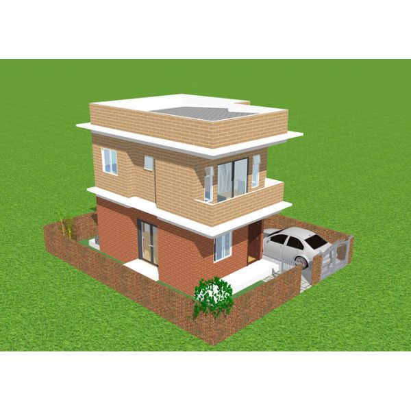 Quality Prefab Hot Dip Galvanized Lightweight Steel Structure Villa Duplex Apartment for sale