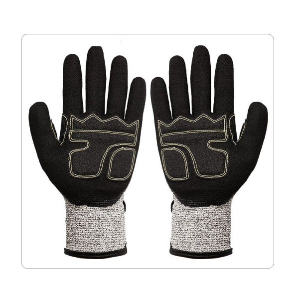 Quality Cut Resistant Mechanics Vibration Protection Gloves For Construction for sale