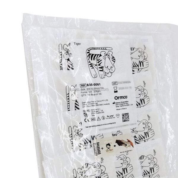 Quality 8.0 Power Source Orthodontic Elastics ZOO Pack O Rings Ormco for sale