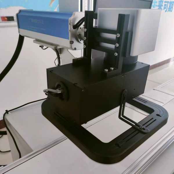 Quality Automatic Batch Marking Fiber Laser Marker With Conveyor Belt For Irregular for sale