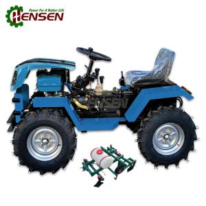 Quality 4WD Gasoline Multi Purpose Small Tractor With Mulching Machine for sale
