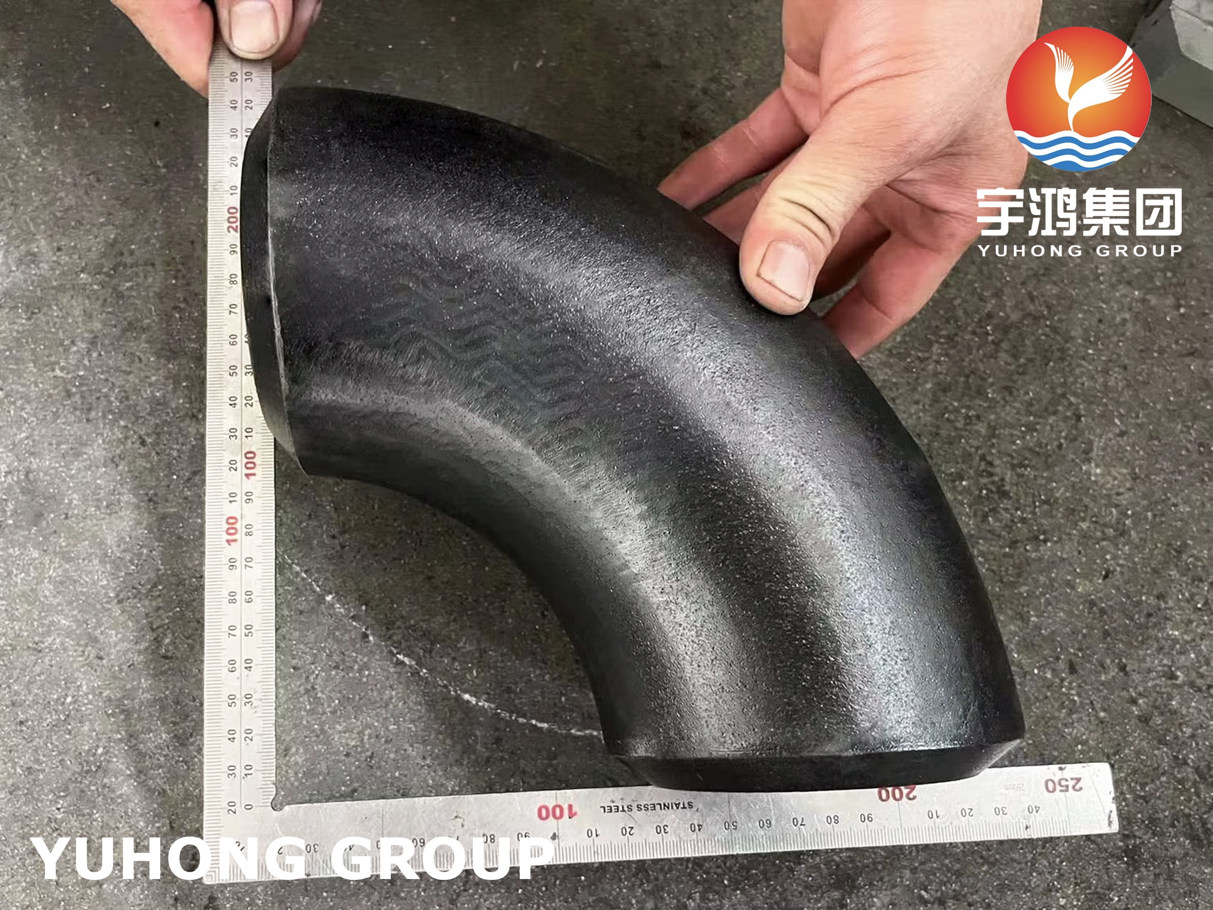 Quality ASTM A420 WPL3 Low Temperature Long Radius Butt Weld Elbow Steel Fitting for sale