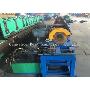 Quality Customized Oval Duct Pipe Roll Forming Making Machine 380v 4.5kw Power for sale