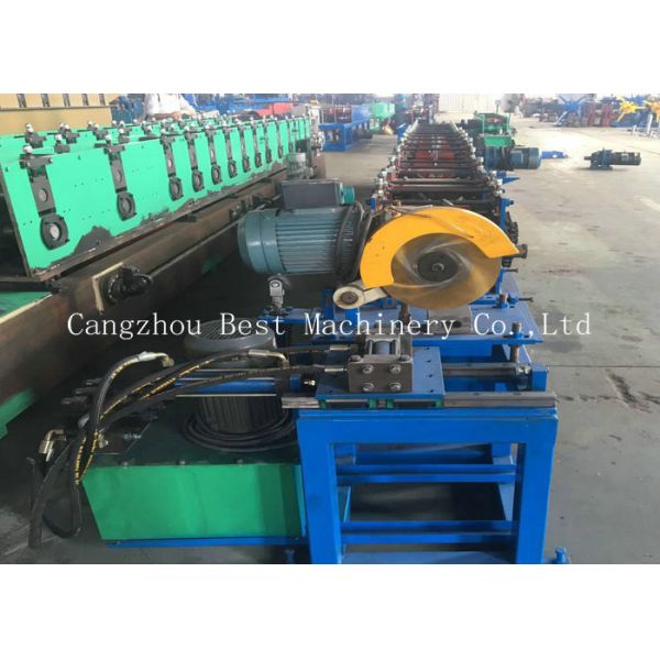 Quality Customized Oval Duct Pipe Roll Forming Making Machine 380v 4.5kw Power for sale