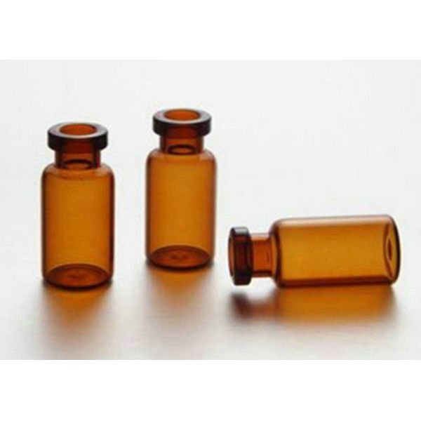 Quality 20ml, 30ml Tawny Comestic Amber Glass Bottles For Medicial, Chemical, Pharmaceutical for sale