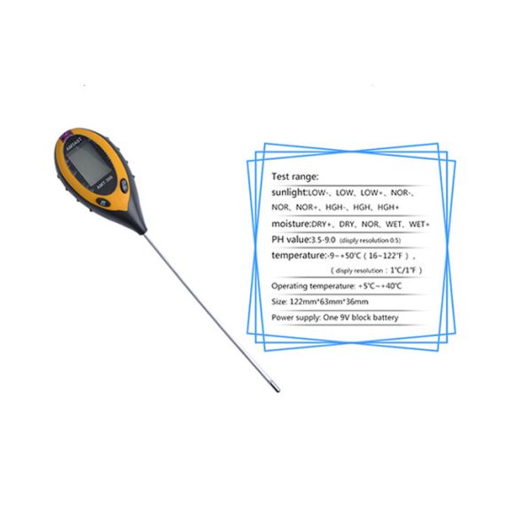 Quality Digital 4 IN 1 Soil Moisture Tester For Potted / Greenhouses , High Accuracy for sale