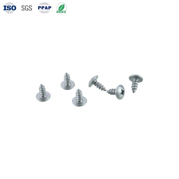Quality Customized Dacromet Coated Phillips Pan Head Self-Tapping Screws with Point Tail for sale