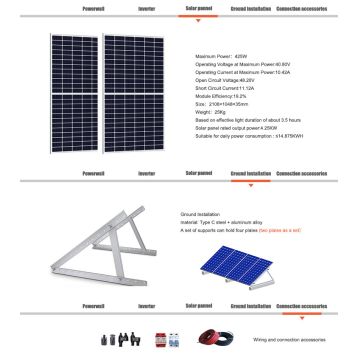 Quality 5kw Power Solar PV Hybrid System Sale Complete Full Package with IP65 Protection for sale
