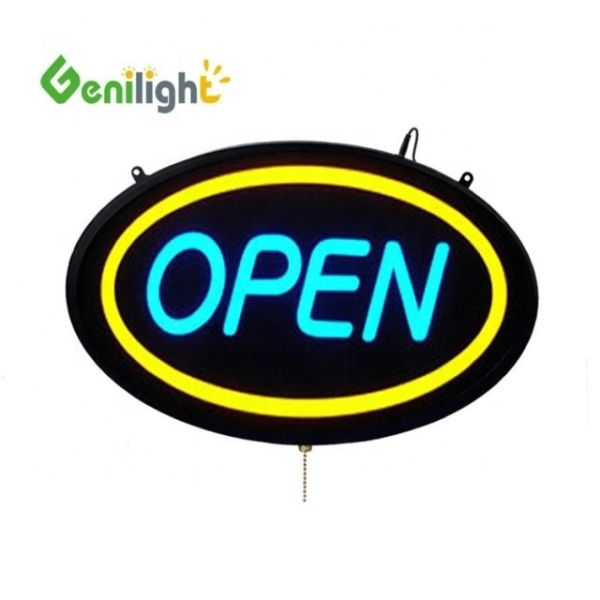 Quality LED Open Decorative Neon Sign Flashing and Touch Screen Type for Commercial for sale