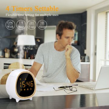 Quality Smart Home Ultrasonic Aroma Diffuser With Clock Function for sale