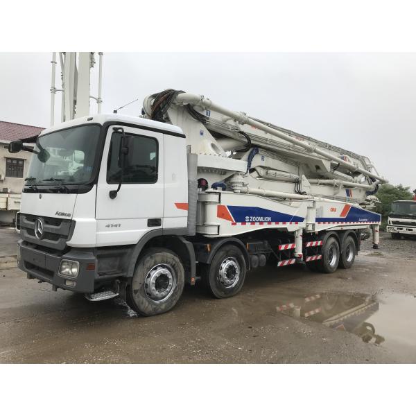 Quality Zoomlion Mobile Concrete Pump , 52m Concrete Pump 300KW Second Hand for sale